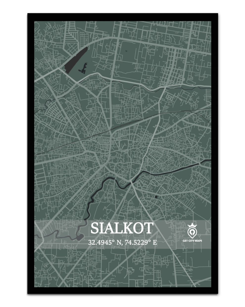 Sialkot - City Map – Tohfay Shofay
